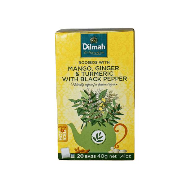 Mango, Ginger & Turmeric with Black Pepper Tea – Shami Seafood